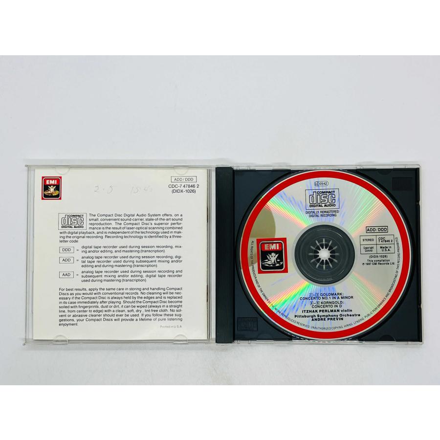 即決CD ゴルトマルク コルンゴルト ヴァイオリン協奏曲 / パールマン Itzhak Perman DIDX-1026 X34 : TOTAL-CD-SHOP ヤフー店 - 通販 ...