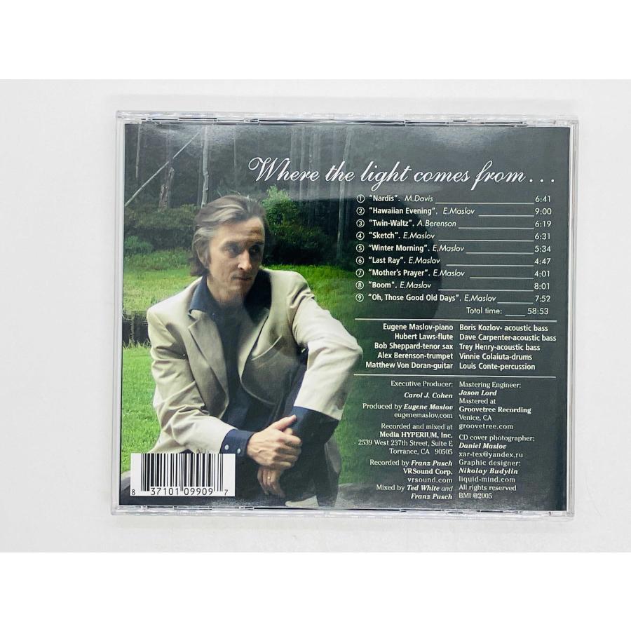 即決CD EUGENE MASLOV / WHERE THE LIGHT COMES FROM... ユージン・マスロフ ホエアー・ザ・ライト・カムズ・フロム... EM 0509 F05 ...