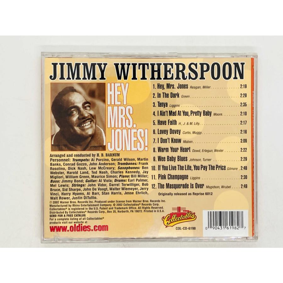 即決CD JIMMY WITHERSPOON / HEY, MRS. JONES! ジミー・ウィザースプーン ヘイ・ミセス・ジョーンズ COL ...