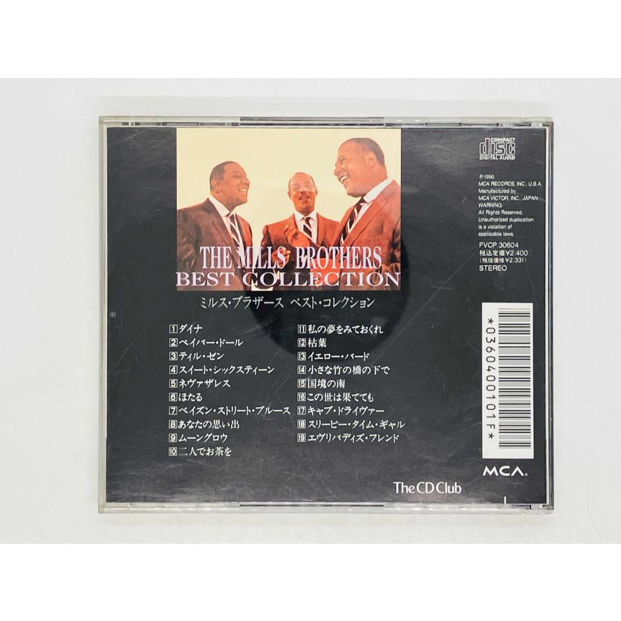 即決CD THE MILLS BROTHERS / BEST COLLECTION ミルス・ブラザース ベスト・コレクション FVCP 30604 Y13 : TOTAL-CD-SHOP ...