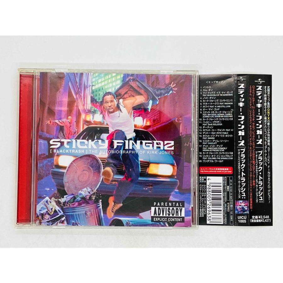 即決CD STICKY FINGAZ / Black Trash The Autobiography Of Kirk Jones スティッキー ...