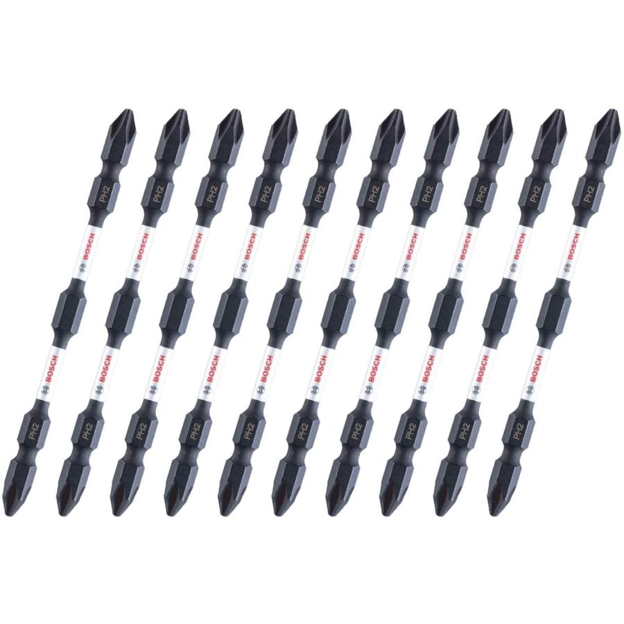 BOSCH（ボッシュ） 両頭ドライバービット110mm（10本入） 2608522406 ＋2×110mm : Total Homes ...