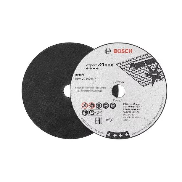 BOSCH（ボッシュ） コードレスミニカッティンググラインダー用 切断砥石 76mm 5枚入り 2608601520 : Total ...