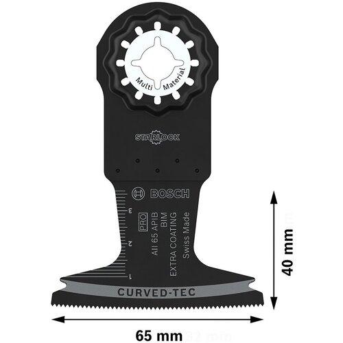 BOSCH（ボッシュ） 木材＆金属用 STARLOCK カットソー・マルチツール用ブレード バイメタル+コーティング 刃幅65mm 刃長 ...