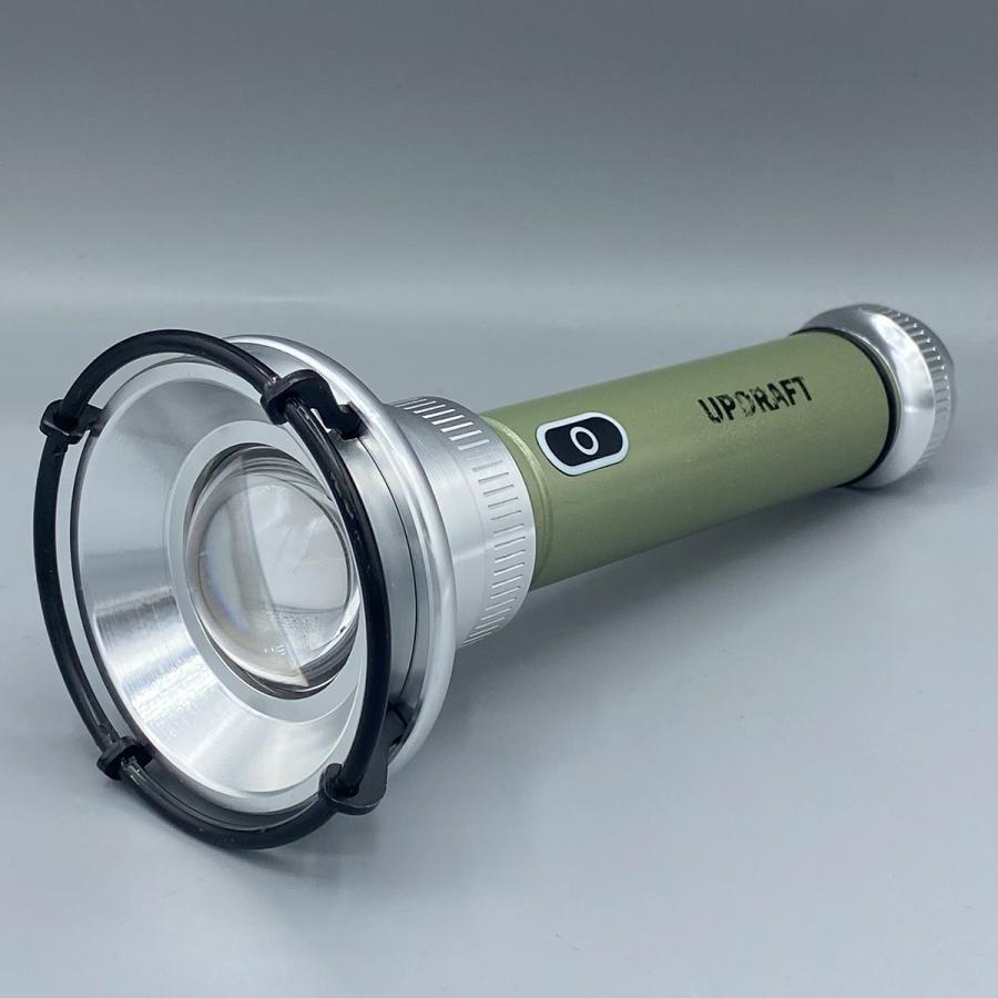 UPDRAFT(アップドラフト) ヴィンテージ 充電式 LED フラッシュライト 700Lm 懐中電灯 ハンディライト 防災 USB-C UP-700FL : Total Homes - 通販 ...