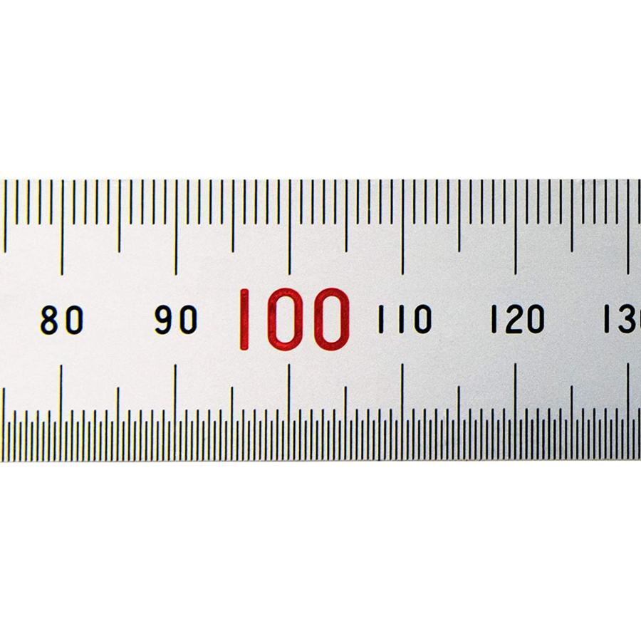 シンワ（工具） シンワ測定 直尺 シルバー ストッパー付き 30cm 76752 赤数字入 JIS : Total Homes - 通販 - Yahoo!ショッピング