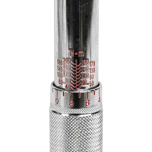 SK11 E-Value(藤原産業) プレセット型トルクレンチ ETR4-200 差込角 12.7mm (1/2インチ) 40?200Nm 左右両回転対応 車のタイヤ交換などに : Total ...