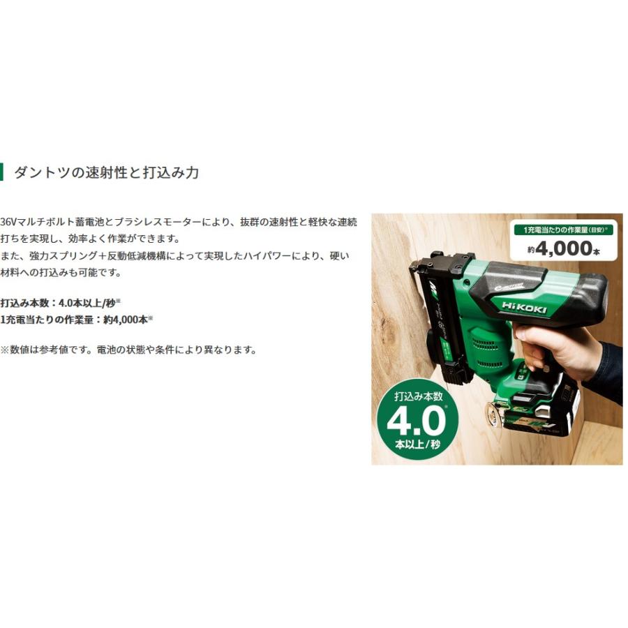 HiKOKI HiKOKI(ハイコーキ) N3604DJ(NNK) 充電式4Jタッカー 36V 【本体+ケース】 : Total Homes - 通販 - Yahoo!ショッピング