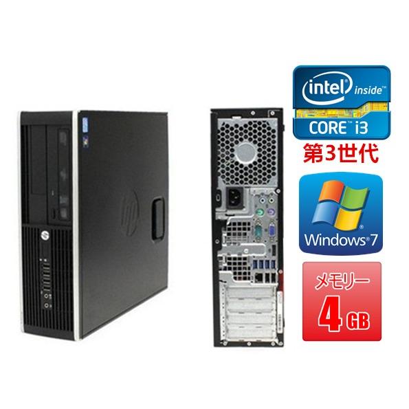 DELL 中古パソコン デスクトップ Windows 7 Pro Office付 HP Compaq Elite 8300 SF or 6300 Core i3 第3世代3220 3.3G ...