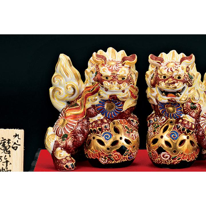 【LYPプレミアム会員限定クーポン】 九谷焼 4.5号対獅子 盛 置物 縁起物 獅子 人気 ギフト 贈り物 結婚祝い 内祝い お祝い ap7-1331 : 使う・贈る 九谷焼専門店 陶らいふ ...