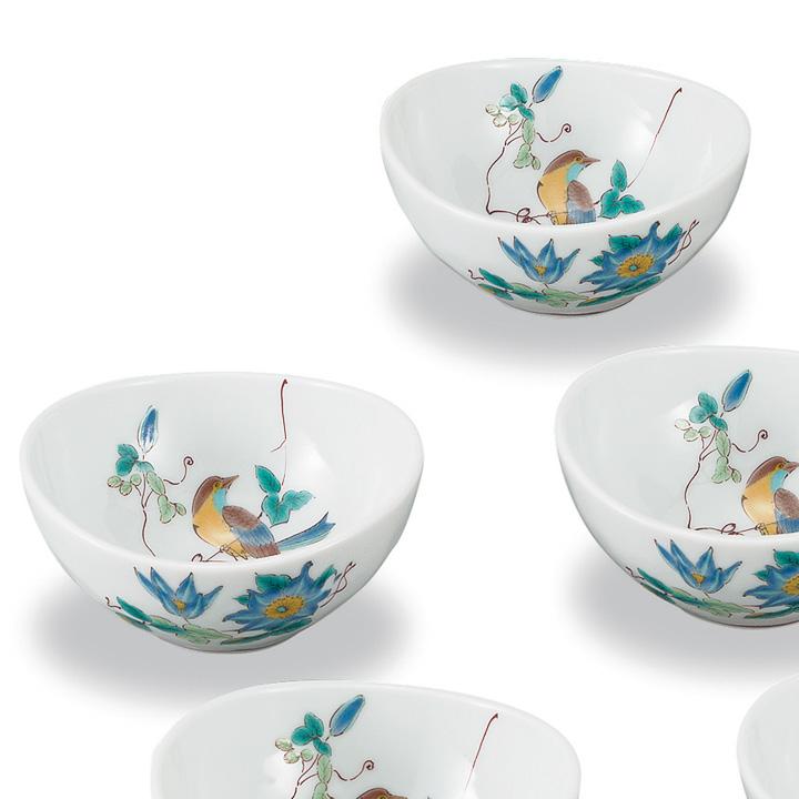 九谷焼 【LYPプレミアム会員限定クーポン】 4号 小鉢揃 花鳥 | 和食器 鉢 小鉢 人気 ギフト 贈り物 結婚祝い 内祝い お祝い : 使う・贈る 九谷焼専門店 陶らいふ - 通販 ...