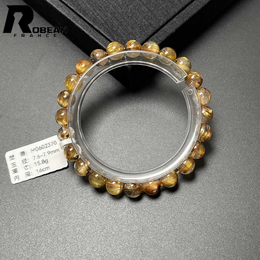 上級 EU製★ROBEAN・太陽花タイチンルチル★黄金針水晶 金運 開運 ゴールド ブレスレット パワーストーン アクセサリー レディース メンズ : 東祥 - 通販 - Yahoo!ショッピング