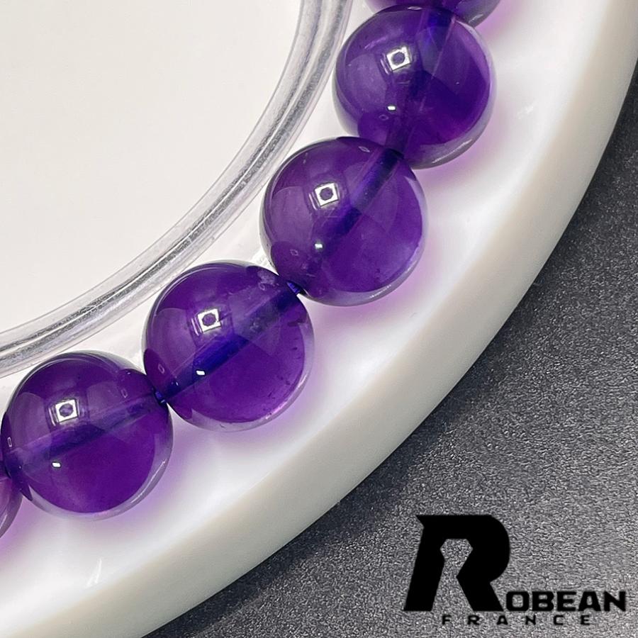 絶賛 EU製 定価5万円★ROBEAN・アメジストファントム★パワーストーン ブレスレット アクセサリー 天然石 レア 10.6-10.9mm Y507004 : zb4337 : 東祥 ...