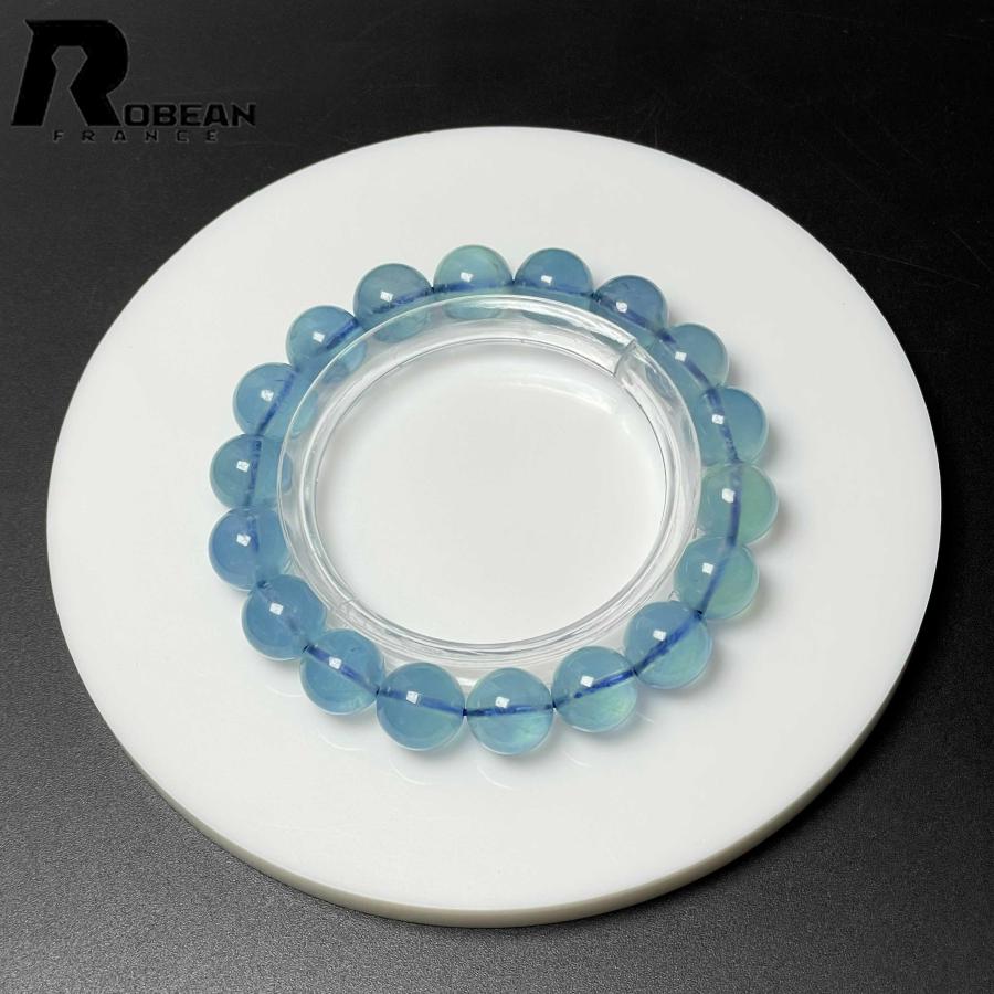 上級 EU製 定価13万円★ROBEAN・ブルーグリーンアクアマリン★パワーストーン ブレスレット 天然石 原石 綺麗 お守り 10.8-11.3mm M1101308 : 東祥 - 通販 ...