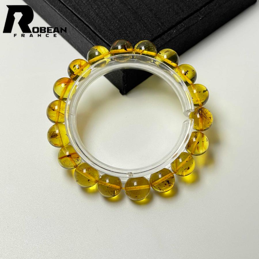 上級 EU製 定価22万円★ROBEAN・虫入りアンバー・琥珀★ブレスレット パワーストーン 天然石 綺麗 お守り プレゼント ギフト 11.3-11.7mm M0527316 : 東祥 ...