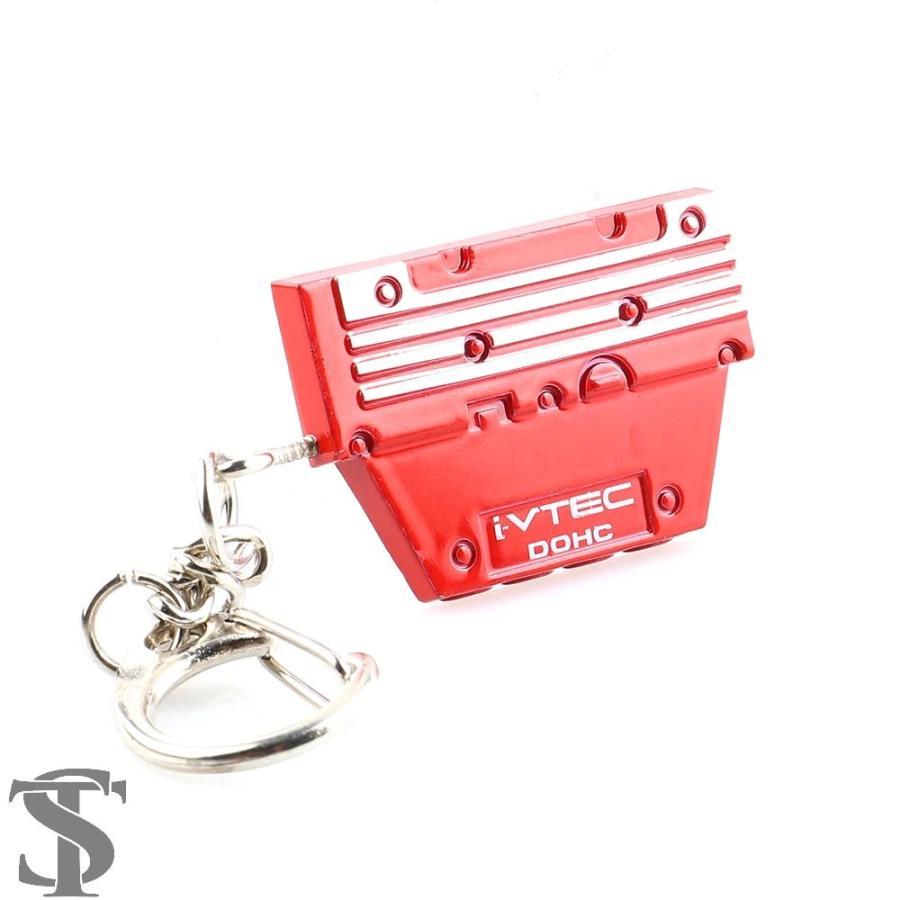 メタルキーリング JDM キーホルダー VTEC K20A DOHC エンジンバルブカバー EG EK : T-マート Yahoo!店 - 通販 - Yahoo!ショッピング