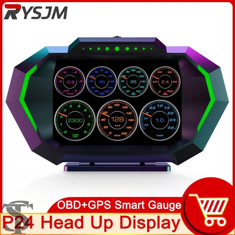 【並行輸入品】デジタル車 LCD HUD GPS OBD2 ヘッドアップディスプレイスロープメータースピードアラーム KM/H MPH スピードメーター : T-マート Yahoo!店 ...