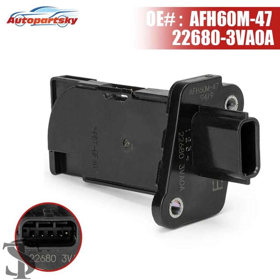 並行輸入品 OEM # 22680-3VA0A AFH60M-47 22680 3VA0A 質量エア流量 MAF センサーインフィニティ ...