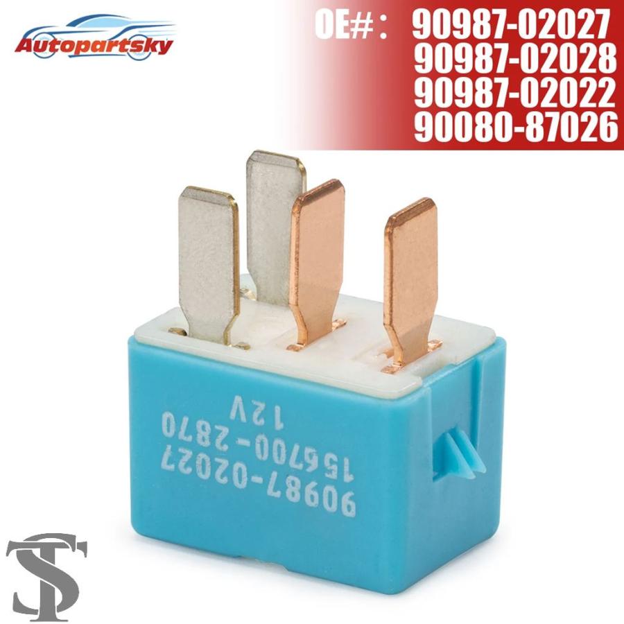 4ピン 12V リレーモジュールユニットフォグランプリレートヨタプリウスレクサスサイオン 4 ランナー OE: 90987-02027 90080-87026 90987-02028 : T ...