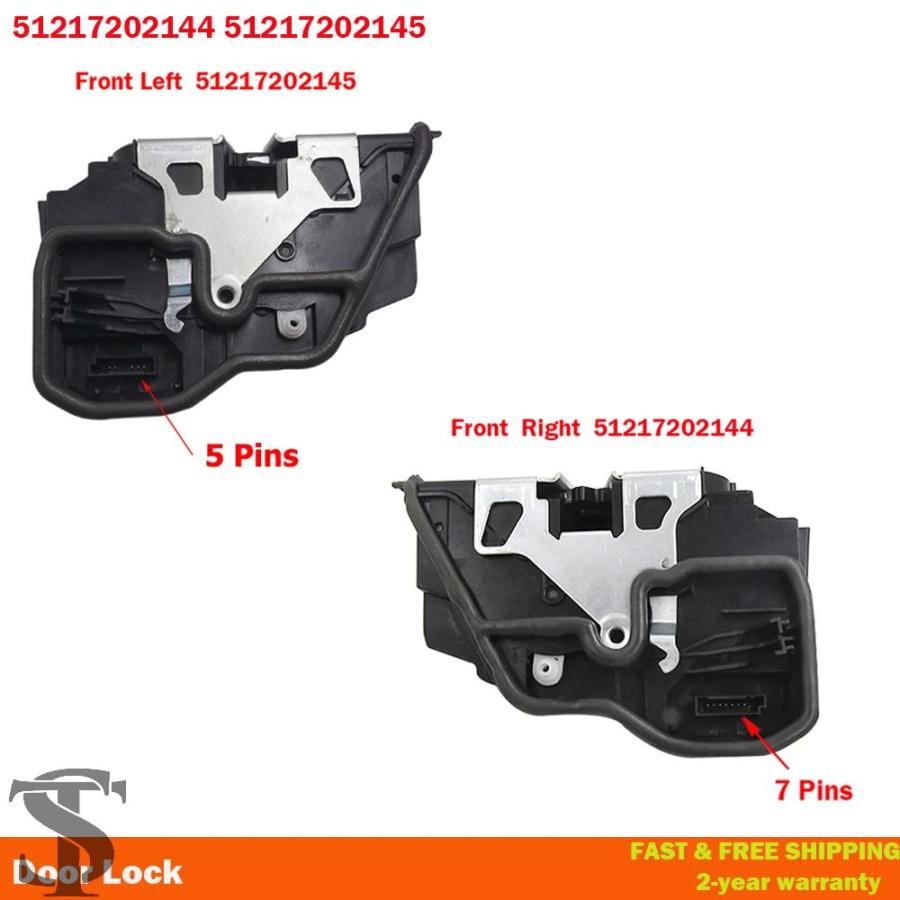 51217202144 51217202145 右ハンドル用ドアロックアクチュエーターフロントBMW E90 E91 F30 F80 330D ...
