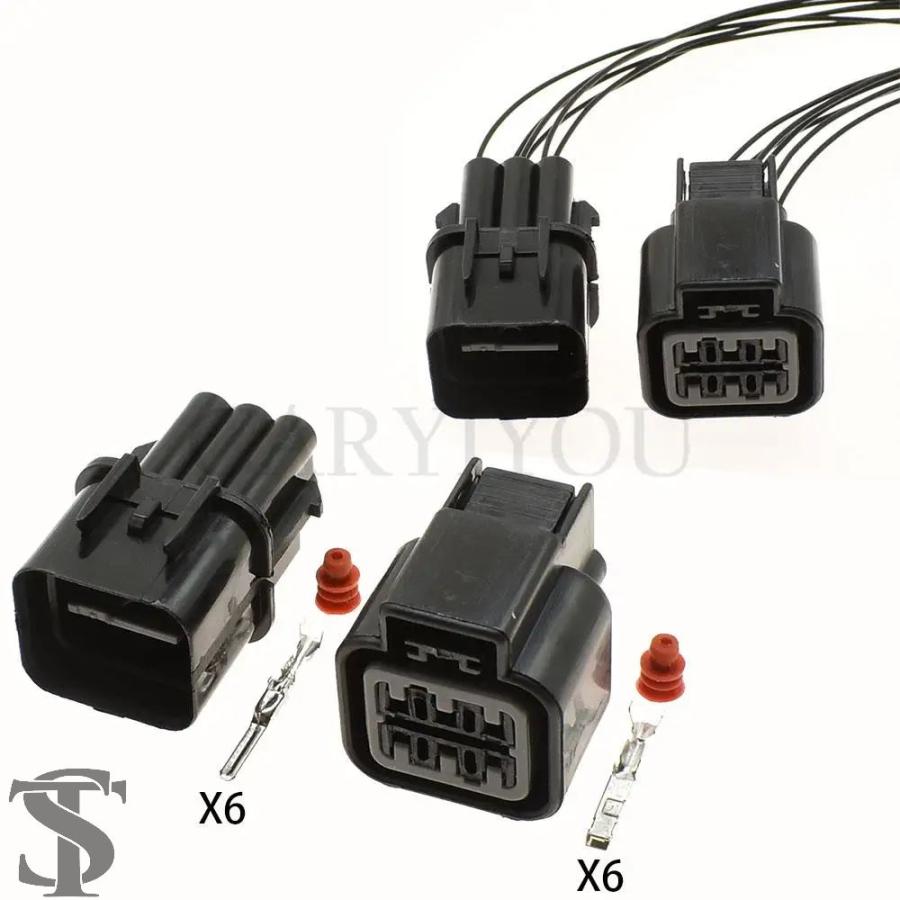 並行輸入品 1個 6ピン 車用防水電線コネクタ 自動車用ヘッドライト 6P ヘッドランプコネクタプラグ PB625-06027 PB621 ...