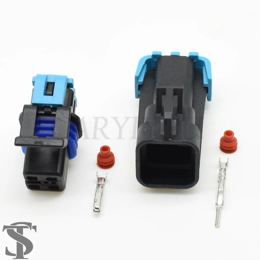 並行輸入品 4ピンメスオス12160482 12160825車用電子燃料ポンプワイヤーハーネスソケットビュイックシボレーGL8用 : T ...