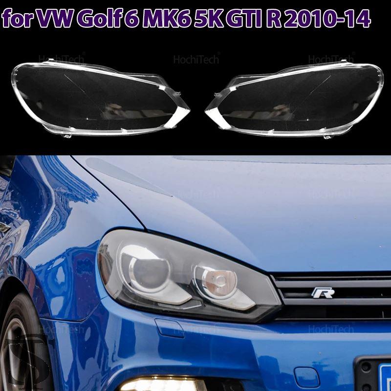 【並行輸入品】 フォルクスワーゲン VW ゴルフ 6 MK6 5K GTI R 2010-2014 用ヘッドライトカバー ヘッドランプレンズガラス 交換用フロントランプシェード オー : T ...