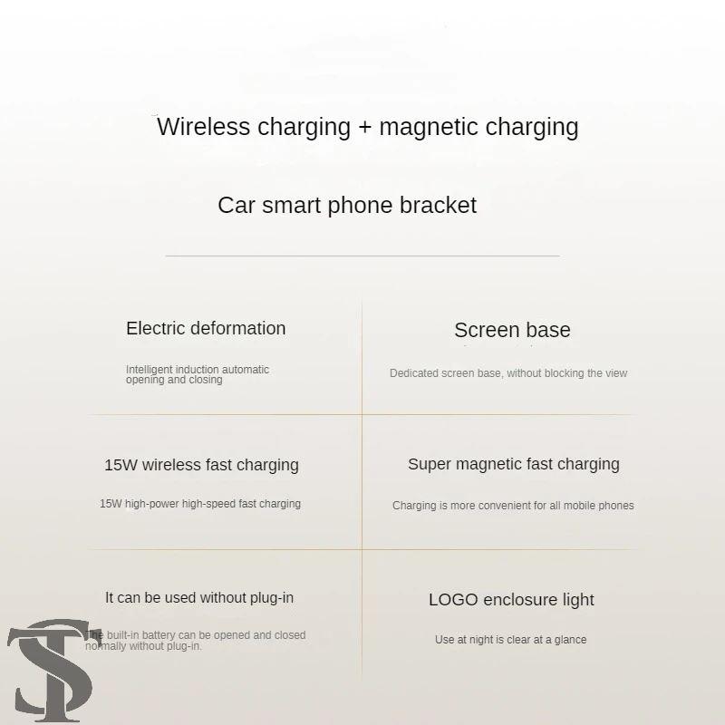 2013-2019 BMW 3 シリーズ F30 F31 F34 用 カースクリーン フォンホルダー ワイヤレスチャージャー ナビゲーションカスタム 内装 6.5/8.8 インチ : T ...