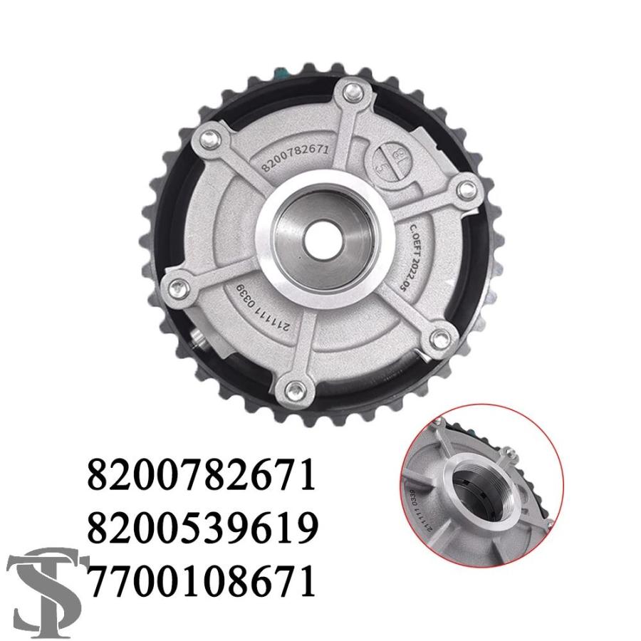 並行輸入品 8200782671 8200539619 7700108671 エンジン VVT カムシャフトアジャスタータイミングギア ルノー ...