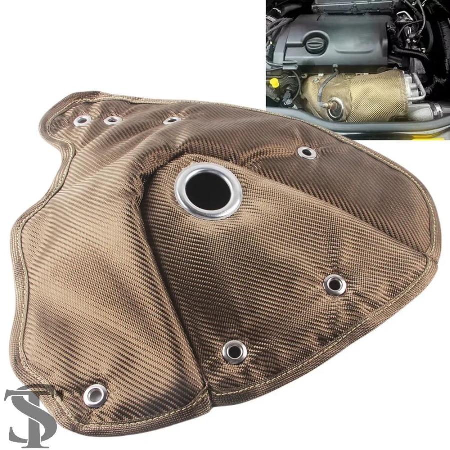 並行輸入品 BMW MINI N14 N18 COOPER S R55 R56 1.6T用チタンターボブランケットヒートシールド : T ...