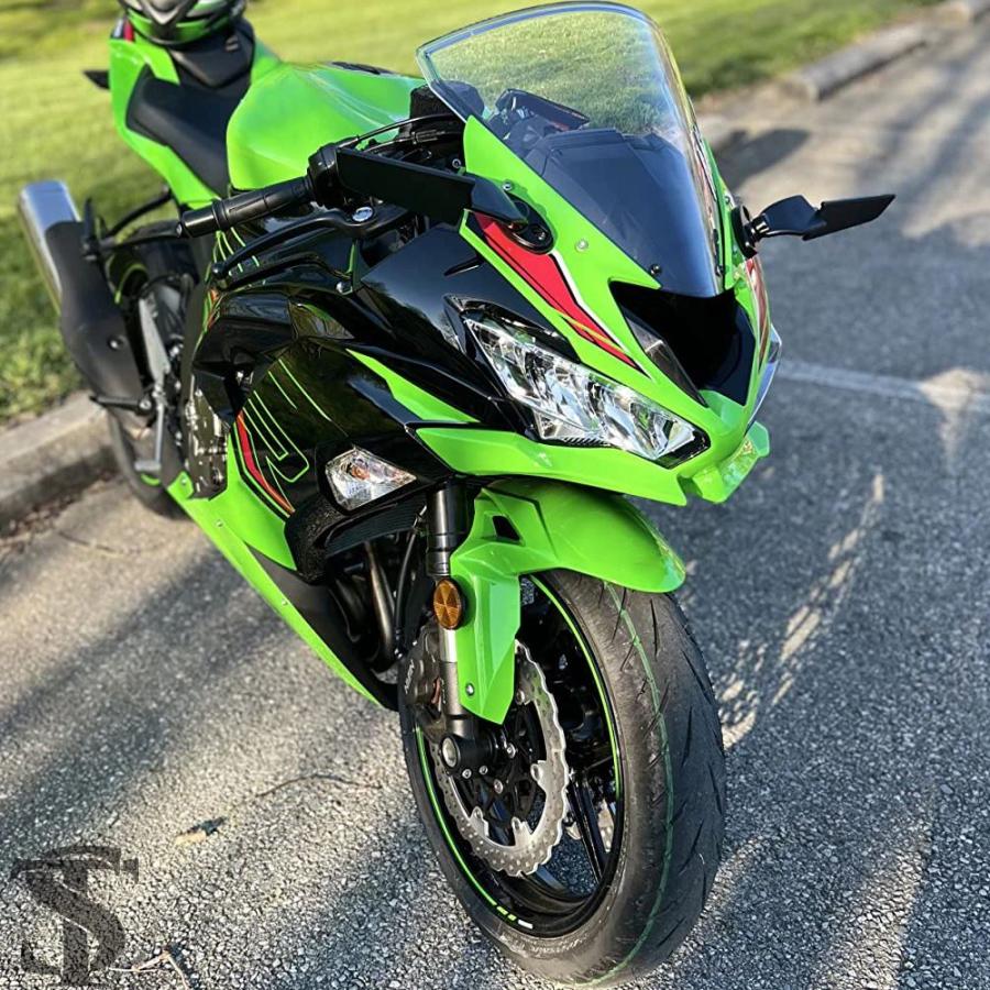 バイクバックミラーカワサキ ZX10R ZX9R ZX7R ZX6R ZX636 ZX12R ZX14R バイクバックミラーアクセサリー : T-マート Yahoo!店 - 通販 ...