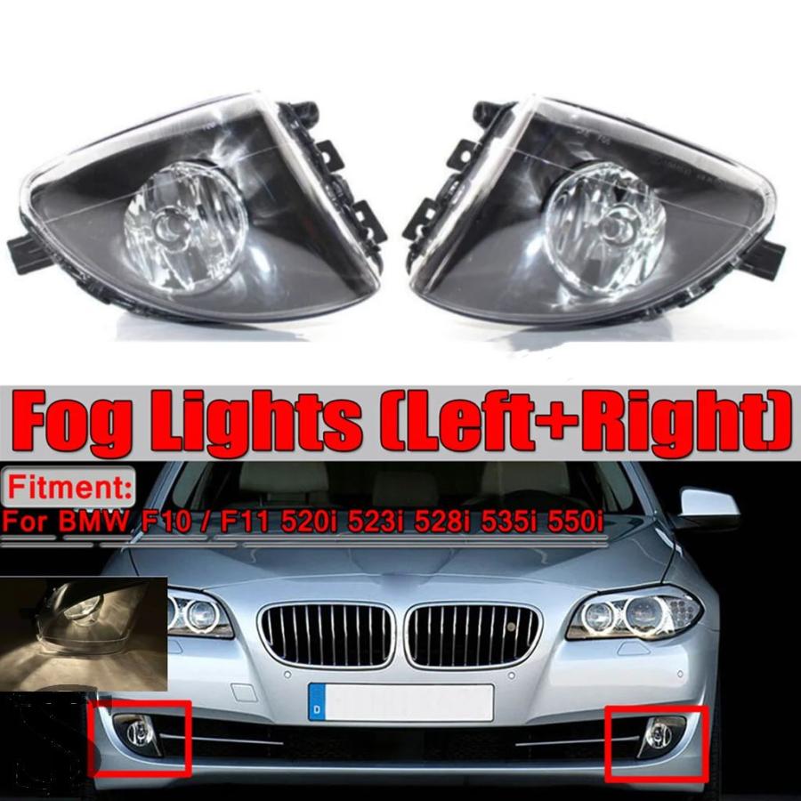 フォグランプ BMW 5 シリーズ F10 F11 F18 520D 523LI 525LI 530LI 2010-2014 ヘッドライトフォグライトランプカバー FOGLIGHT ...