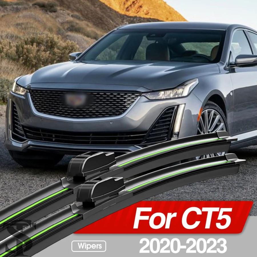 キャデラック CT5 2020-2023 フロントガラスワイパーブレード 2 個フロントガラス窓アクセサリー 2021 2022 : T-マート Yahoo!店 - 通販 - Yahoo!ショッピング