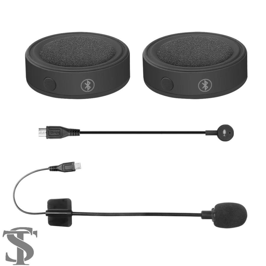 BT17 BLUETOOTH 5.0 ヘッドセット ワイヤレス ハンズフリー ステレオ イヤホン バイク用ヘルメット ヘッドフォン スピーカー ...