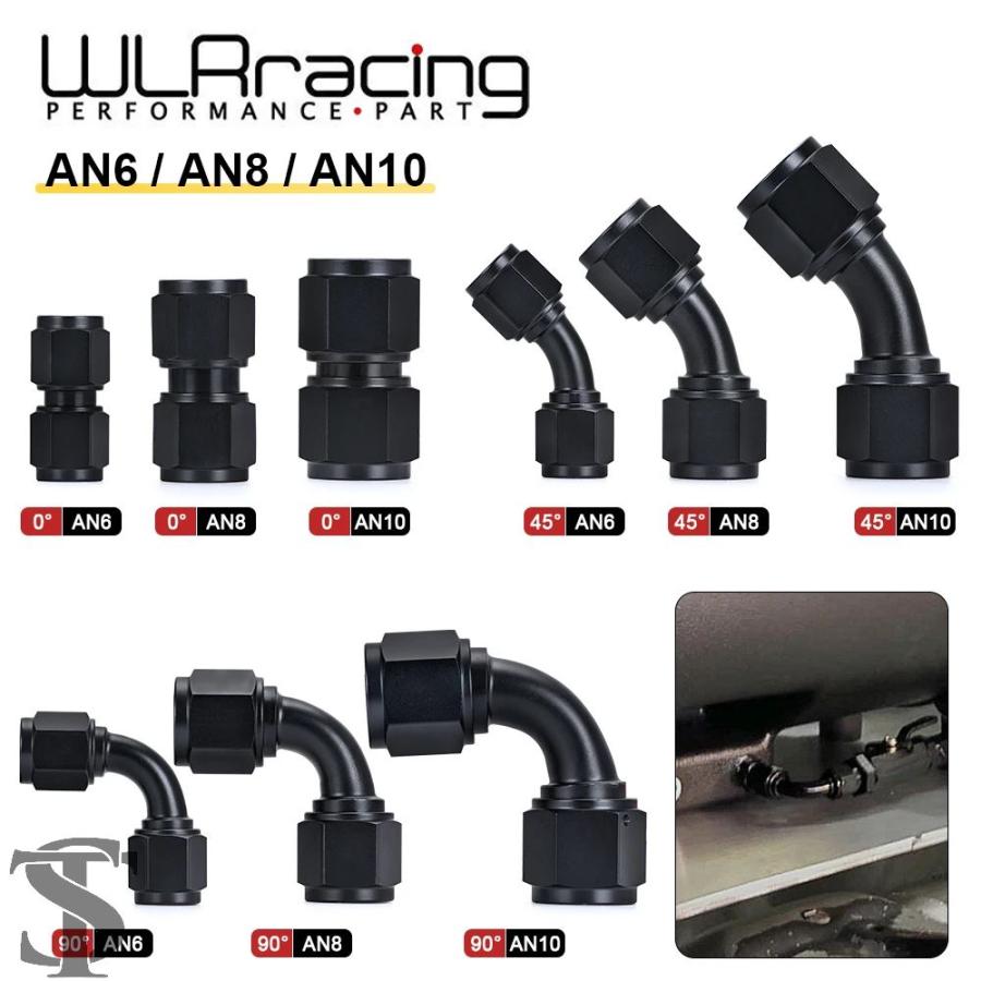 汎用 0 45 90 度 AN6 AN8 AN10 メス メス油圧ホースエルボオイルクーラー継手ホース継手 : T-マート Yahoo!店 - 通販 - Yahoo!ショッピング