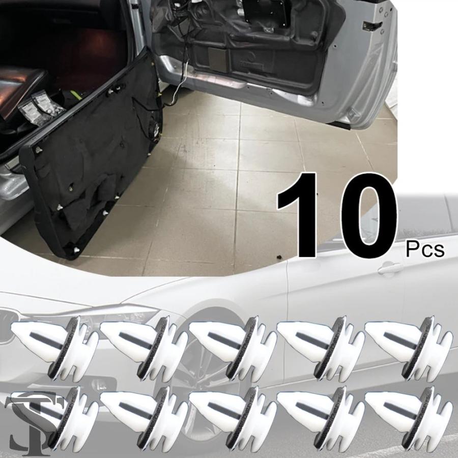 10 個 BMW 3 シリーズ E46 F30 F31 F80 E90 E91 E92 E93 1998 - 2018 ドアカードパネル筋膜トリムクリップ 316 318 320 330 ...