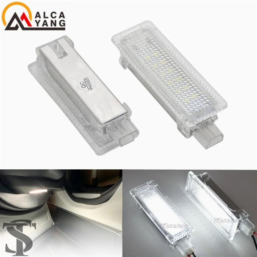 ブランド登録なし ランドローバーレンジローバースポーツディスカバリー 4 フリーランダー 2 LR2 LR3 LR4 イヴォーク LED アンダードア足元カーテシーインテリアライト 2X ...