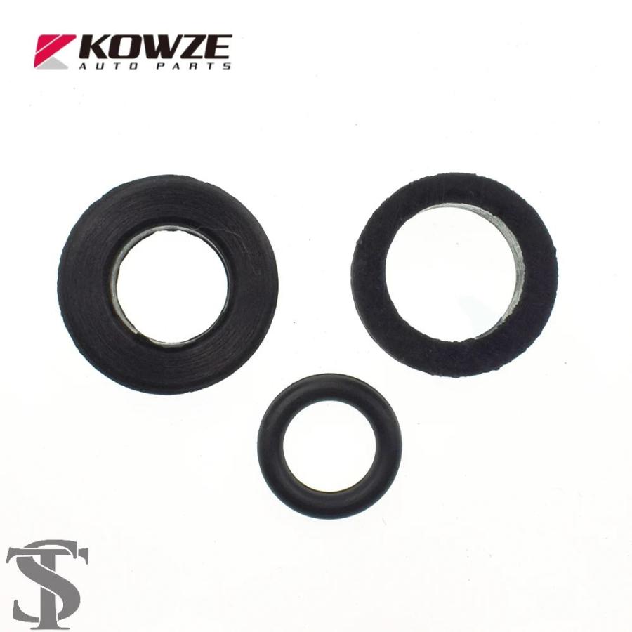 4 セット/6 セット燃料インジェクター O リングオイルシール絶縁体ランサースペースワゴンパジェロ V23 IO PININ H76 ...