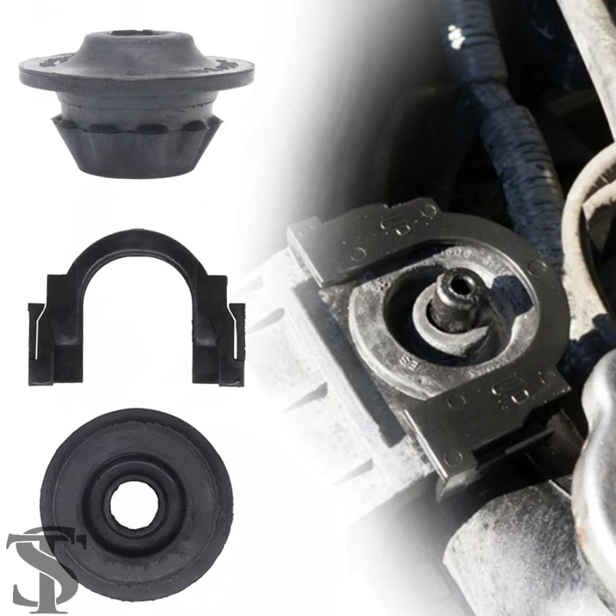 日産ノート E11 E12 2006-2019 NV200 M20 プリメーラ P12 ティーダ C11 C12 車アンダーアッパーマウントラジエーターブッシュブラケットセットツール : T ...