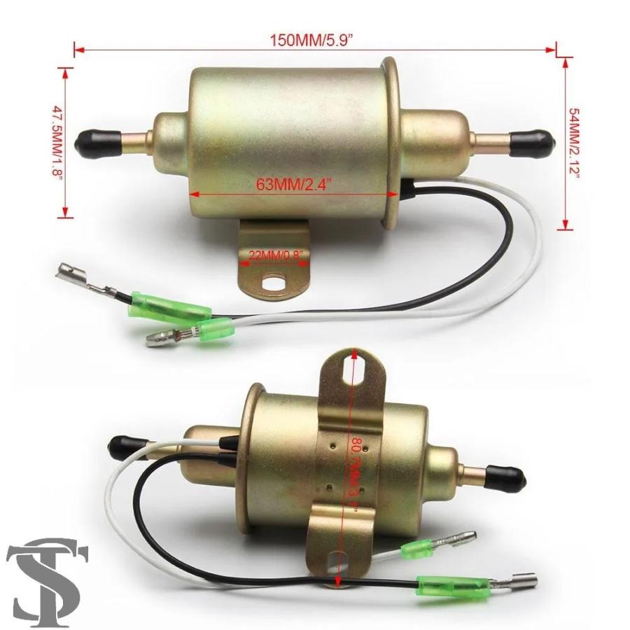 並行輸入品 汎用 12V 電動燃料ポンプガソリンディーゼルポンプレンジャー 400 500 4011545 4011492 4010658 ...