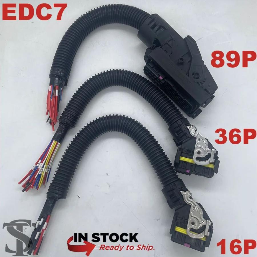 並行輸入品 16/36/89 ピン EDC7 ボッシュコモンレールコネクタ PC ボード ECU ソケット自動車インジェクターモジュールプラグ ...