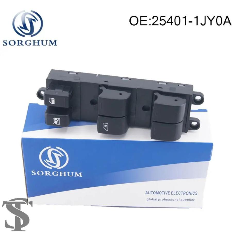 25401-1JY0A パワーウィンドウマスターコントロールスイッチ日産ティーダ C11 SC11 C11Z 2008-2010 : T-マート Yahoo!店 - 通販 - Yahoo!ショッピング