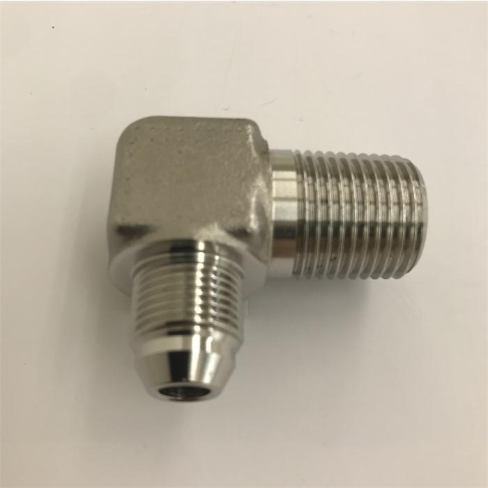 SR33タイプ高圧継手エルボ エルボタイプアダプター 90°エルボ平行ガスオネジG1/8(オスシート)×オネジR1/4 1033R-02-04 ステンレス製 : 東洋国際株式会社 - 通販 ...