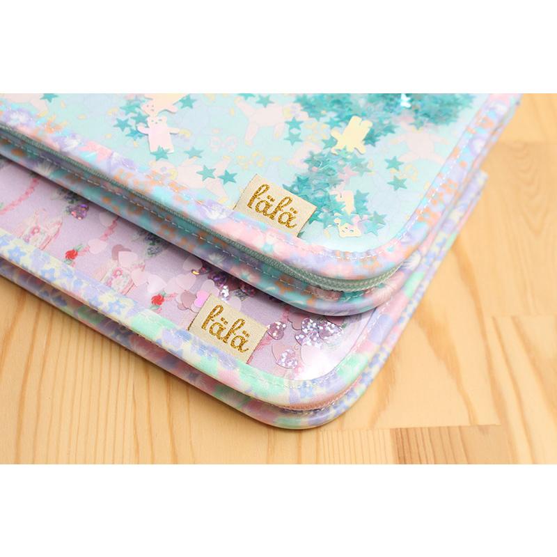 fafa フェフェ スパンコール入り 5227-2001 2WAYマルチ・母子手帳 ケース S ミントベアー ライラックティーカップ GLYN 財布 : 東西南北屋 - 通販 - Yahoo ...