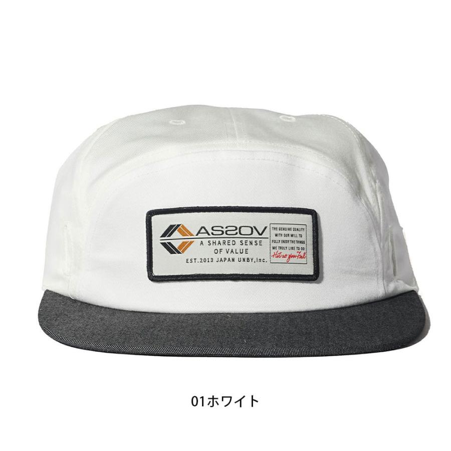 AS2OV（アッソブ） AS2OV GOLF アッソブゴルフ キャップ 帽子 ゴルフシリーズ 6 PANEL WAPPEN CAP ...