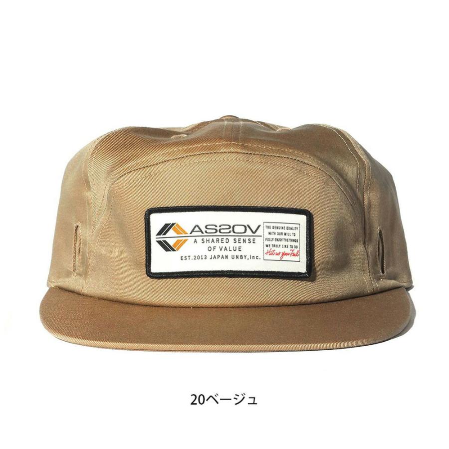 AS2OV（アッソブ） AS2OV GOLF アッソブゴルフ キャップ 帽子 ゴルフシリーズ 6 PANEL WAPPEN CAP ...
