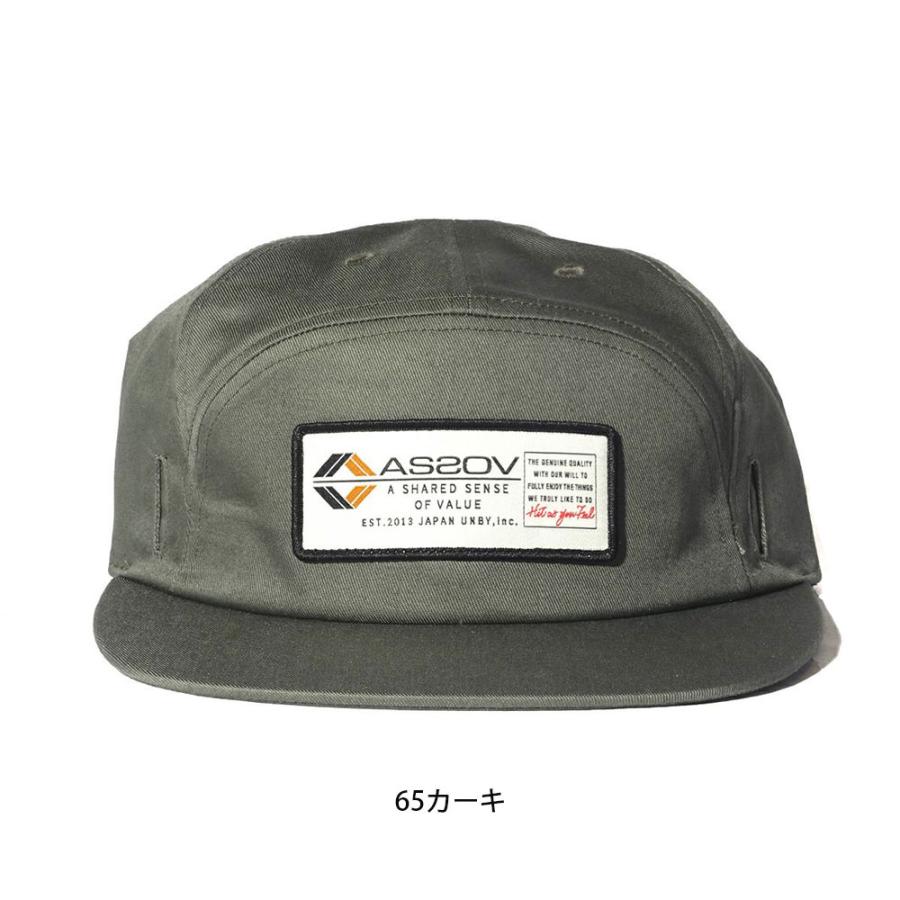 AS2OV（アッソブ） AS2OV GOLF アッソブゴルフ キャップ 帽子 ゴルフシリーズ 6 PANEL WAPPEN CAP ...