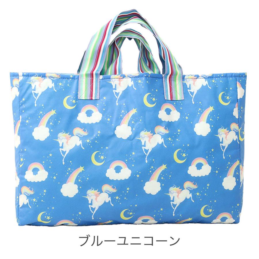 fafa フェフェ レッスン トート 6185-0011 CYNDI ラミネート ブルー ユニコーン 女の子 スクール 子供 キッズ 入学準備 常備バッグ : 東西南北屋 - 通販 ...