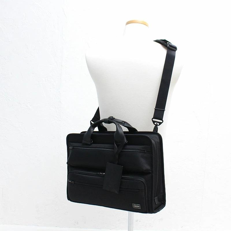 PORTER ポーター プロテクション 2WAYブリーフケース 681-17976 吉田カバン ビジネスバッグ A4 PORTERメンズ レディース肩掛けカバン 大容量 通勤 通学 ビジネス黒 ...