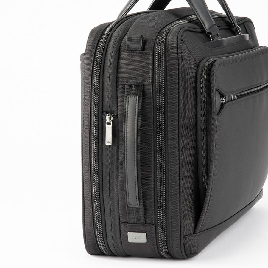 ace. GENE LABEL ノベルティ付 エースジーン ビジネスバッグ 2WAYブリーフケース B4サイズ PC収納 2way ショルダー EVL-4.0 ace.GENE B4 15.6 ...